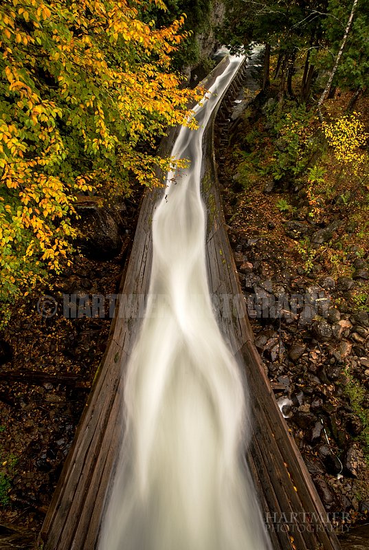 Hawk Lake Log Chute - Richard Hartmier Photography